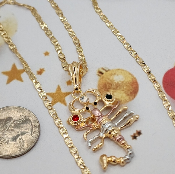 Gold-plated | Jewelry | Scorpion Goldplated Chain Regular | Poshmark